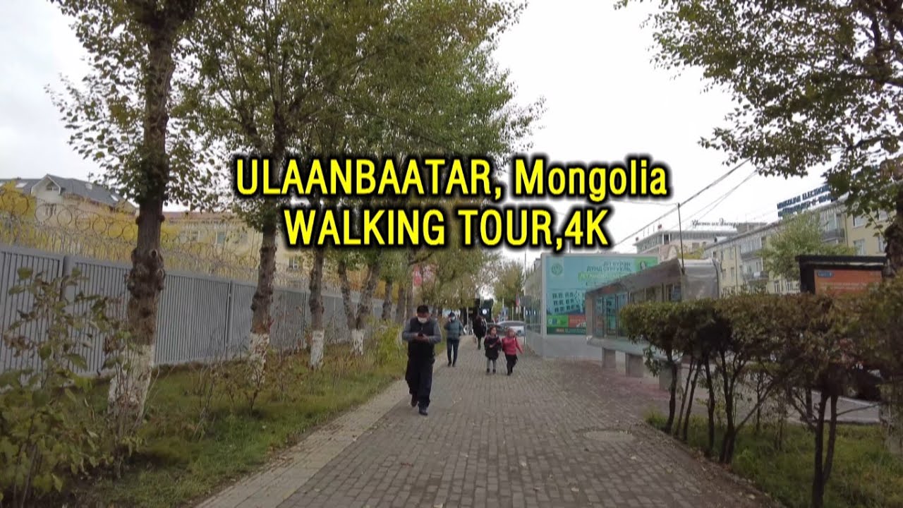 Ulaanbaatar, Mongolia (4K Walking Tour) - YouTube