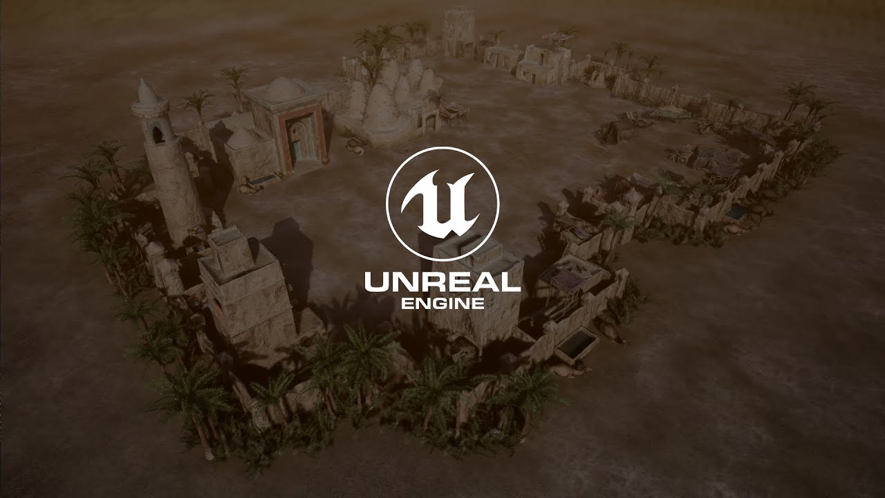 Top-Down Desert Town. UE4 Preview - YouTube