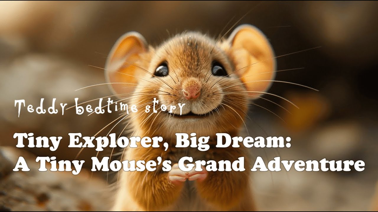 Tiny Explorer, Big Dreams:🐹 A Tiny Mouse's Grand Adventure🐭Children Bedtime Stories W/ Calming ...