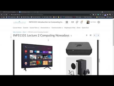 INFS 1101 section 13 class 7 Sept 2021 MF computers nowadays - YouTube