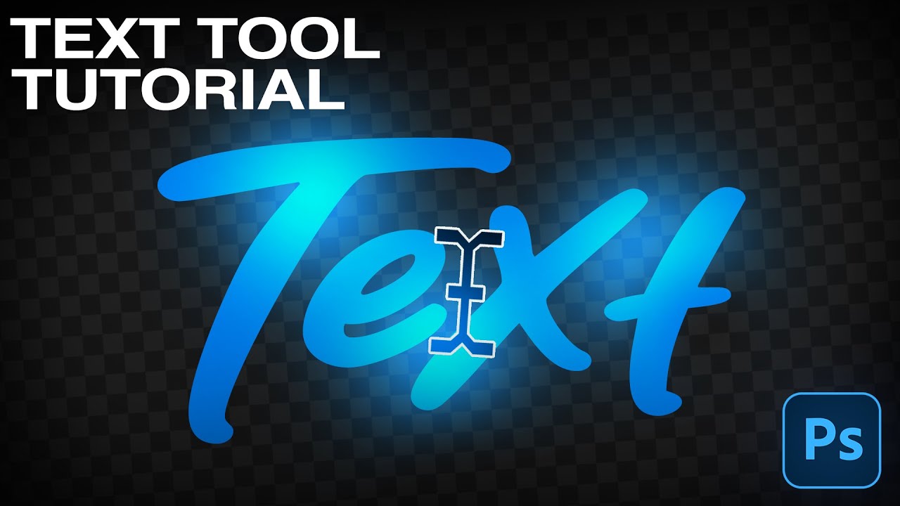 Beginners Course | How To Use Text Tool in Photoshop CC Tutorial - YouTube