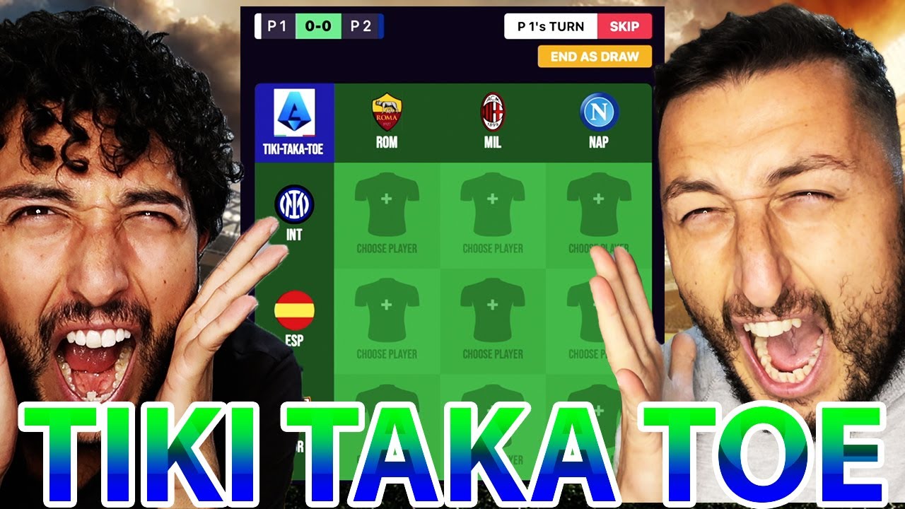 🏆 TIKI TAKA TOE: la SFIDA più EPICA fatta FINORA‼️ GABBOMAN VS FABIO #4 ...