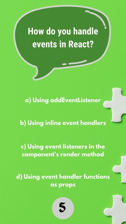 Handling Events in React: Best Practices #quiz #reactjs #javascript #webdevelopment - YouTube