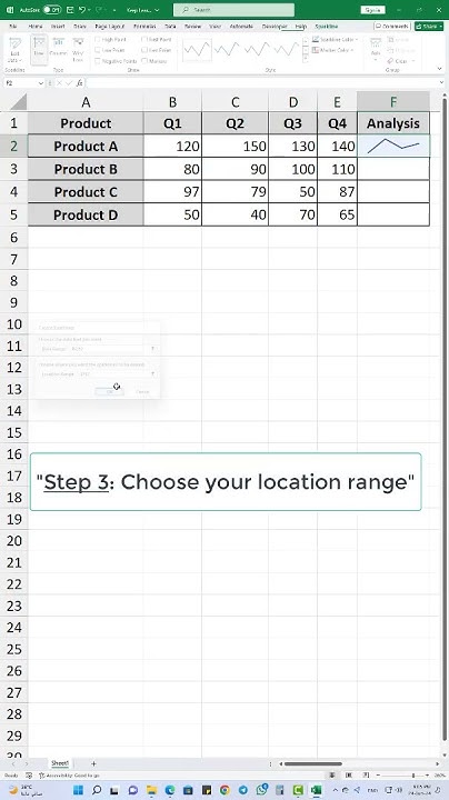 Boost Data Visualization: Mastering Sparklines in Excel - YouTube