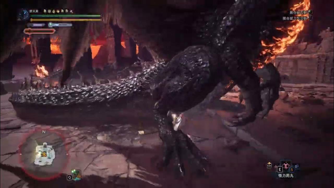 [Monster Hunter World] 太刀vs. Fatalis - Legendary Black Dragon 08"28"90 Gameplay【MHWI/生庆】TA规则8分28 ...