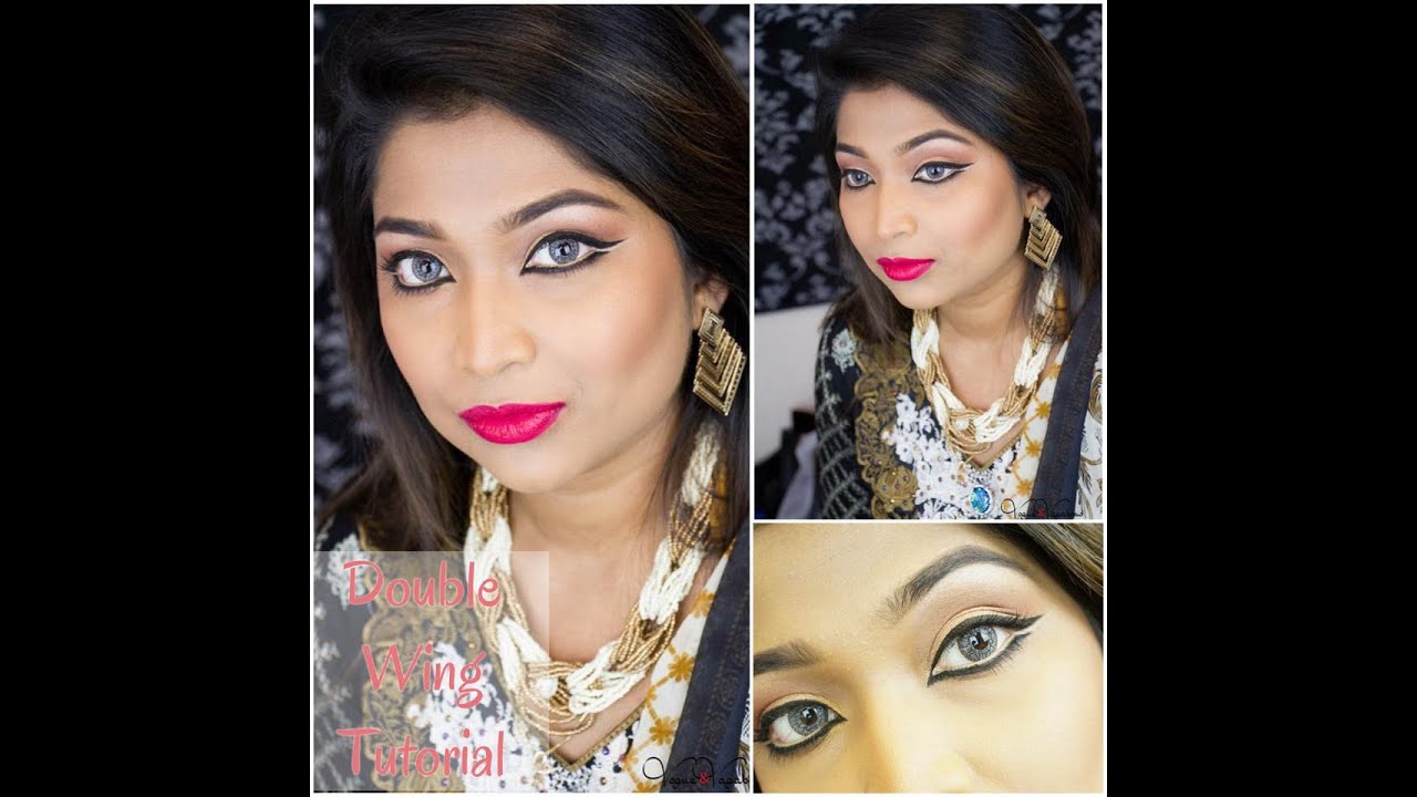 Double Winged Eyeliner Tutorial Youtube