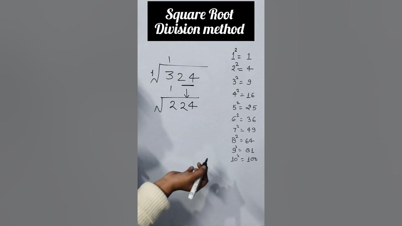Square Root Division Method #AnjaliTuitionClasses #ATC - YouTube