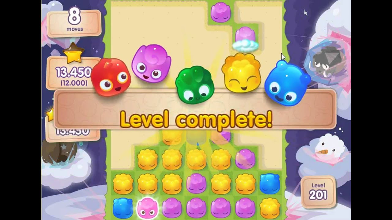 Jelly Splash Level 201 - YouTube
