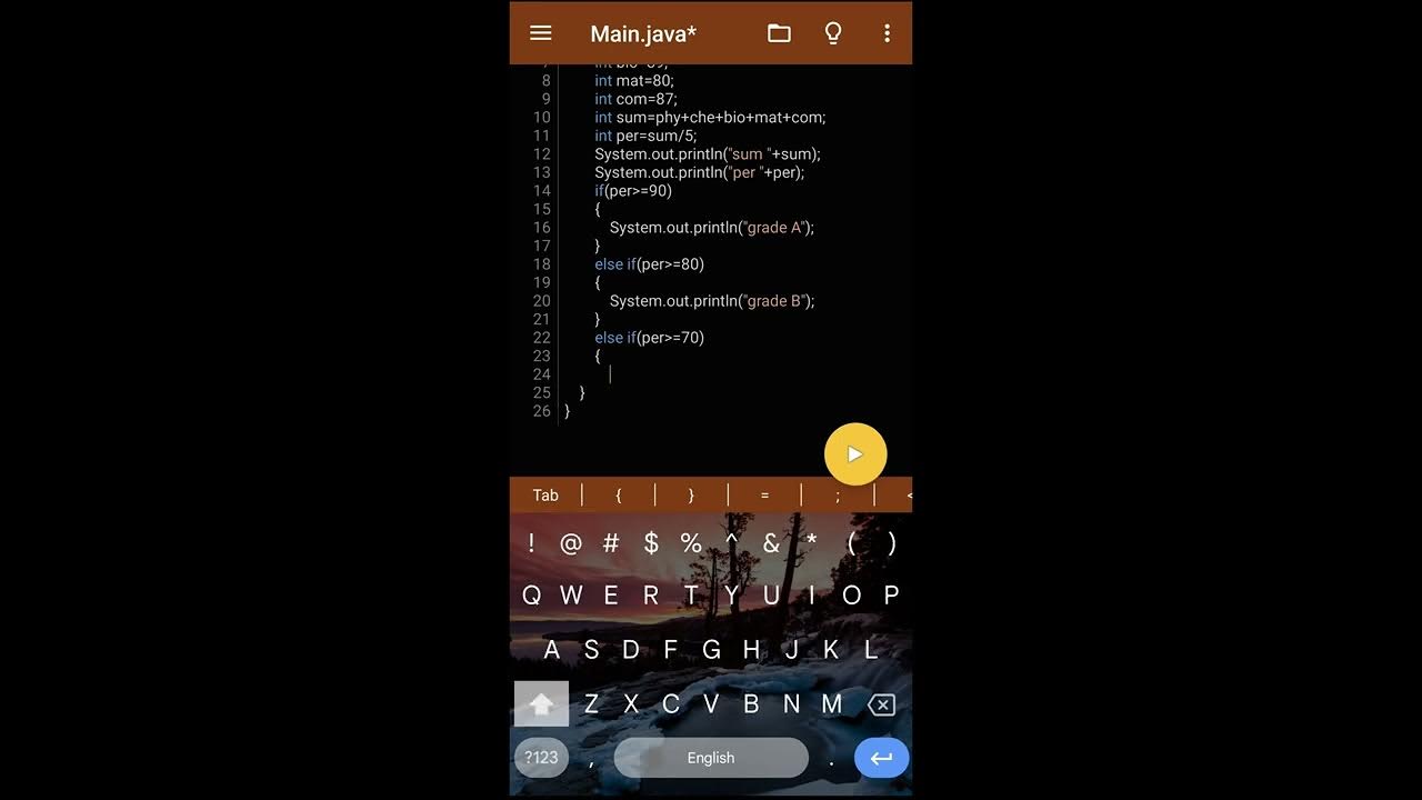 program of grade in java#program#coding#trendingshorts#javaprogramming#ytshorts#shorts# ...
