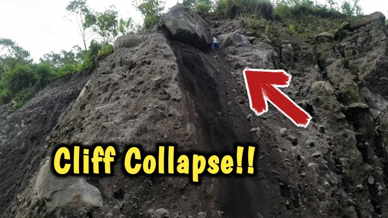 Cliff Collapse‼️ Miners knock down a GIANT ROCK from the top of a HIGH ...