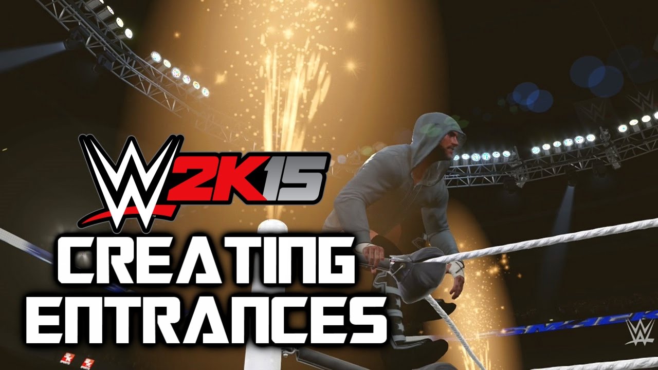 WWE 2K15: Creating Entrances (PS4) - New Interface, Lighting, Pyro ...