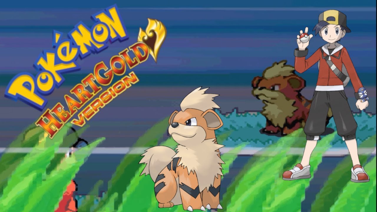 Where to find Growlithe in Pokemon Heart Gold - YouTube