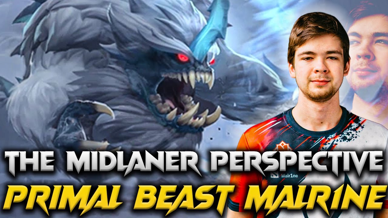Malr1ne Primal Beast The Midlaner - Dota 2 Pro Gameplay New Patch 7.36C ...
