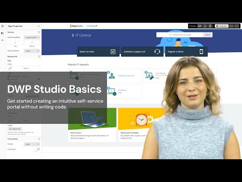 BMC Helix Digital Workplace (DWP) Studio Basics - YouTube