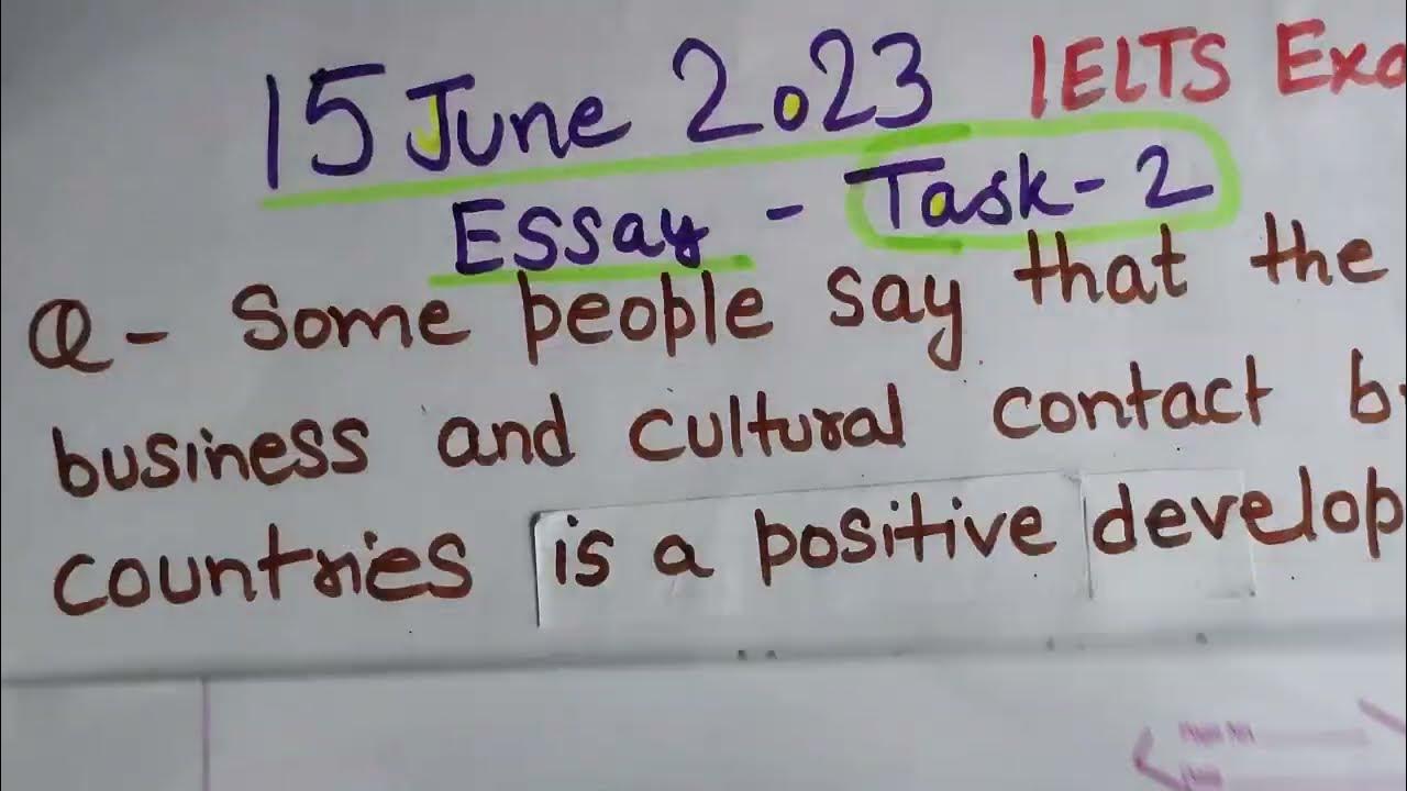 IELTS Writing Task2 | DIscuss Both veiws |15june2023 essay discuss both ...