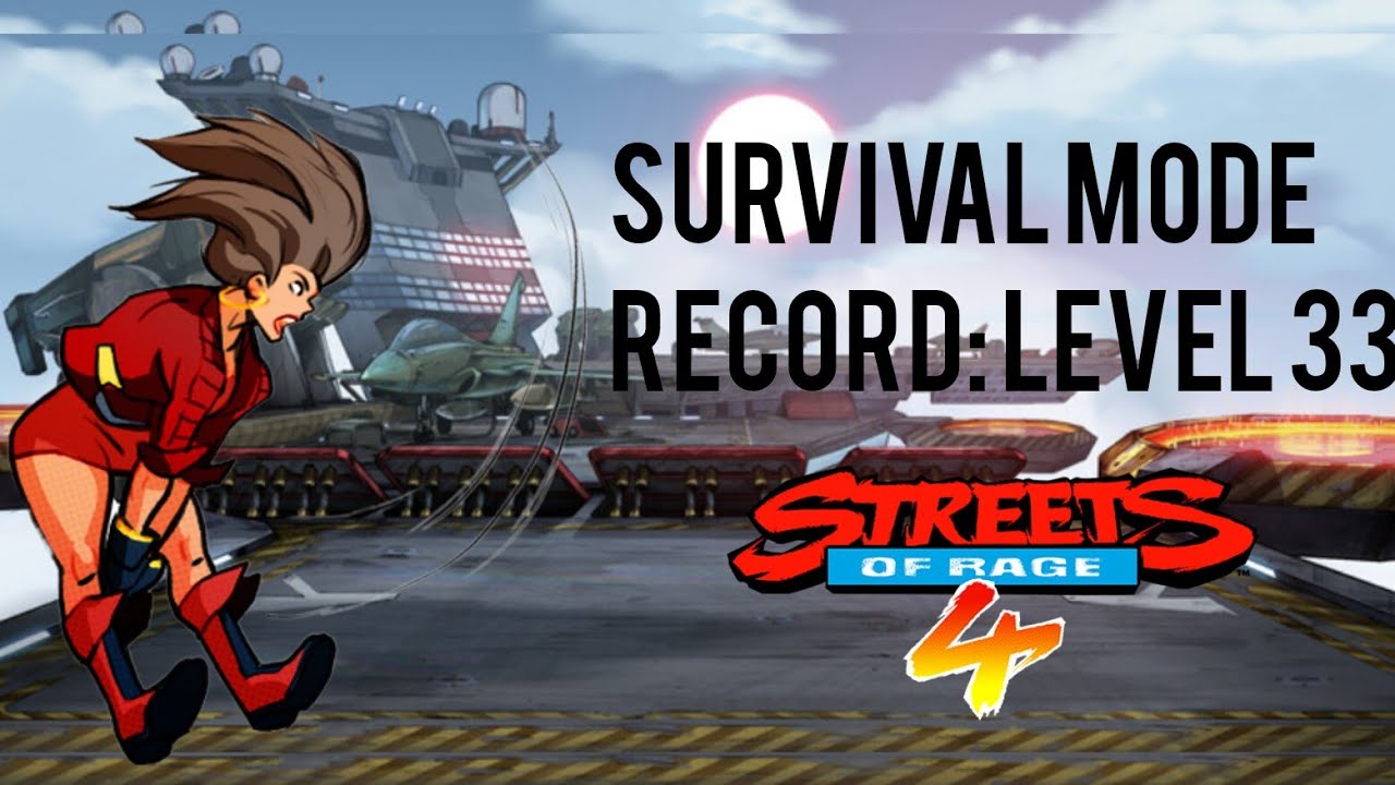 Streets of Rage 4 Survival mode Record ：Level 33 Blaze Longplay - YouTube
