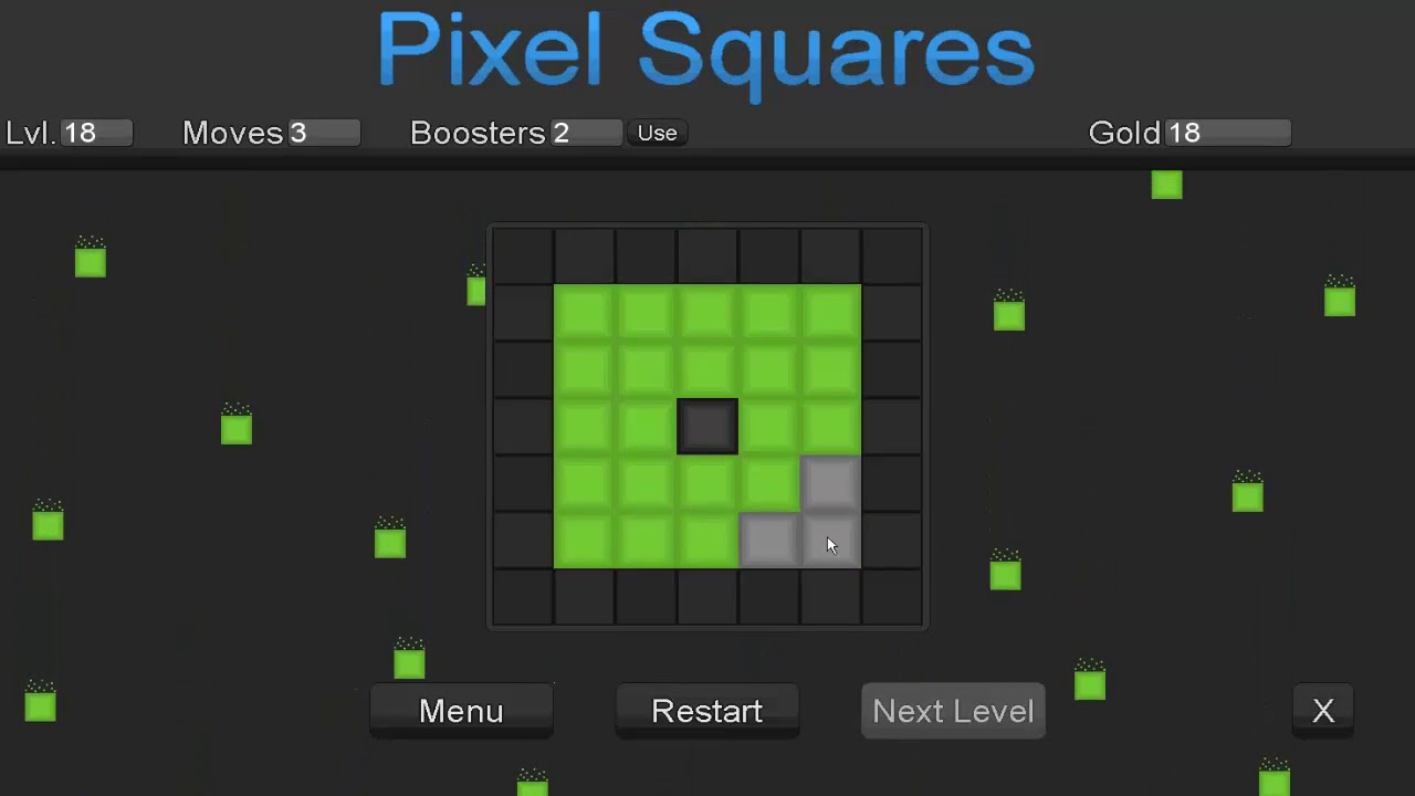 Pixel Squares - Revamped (Dev Log: 1) - YouTube