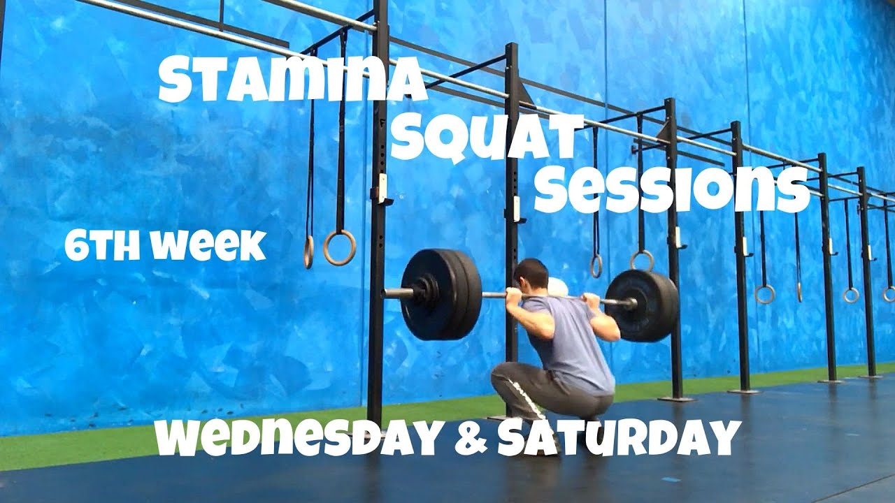 Stamina squat cycle (vol 2 wk6) - YouTube