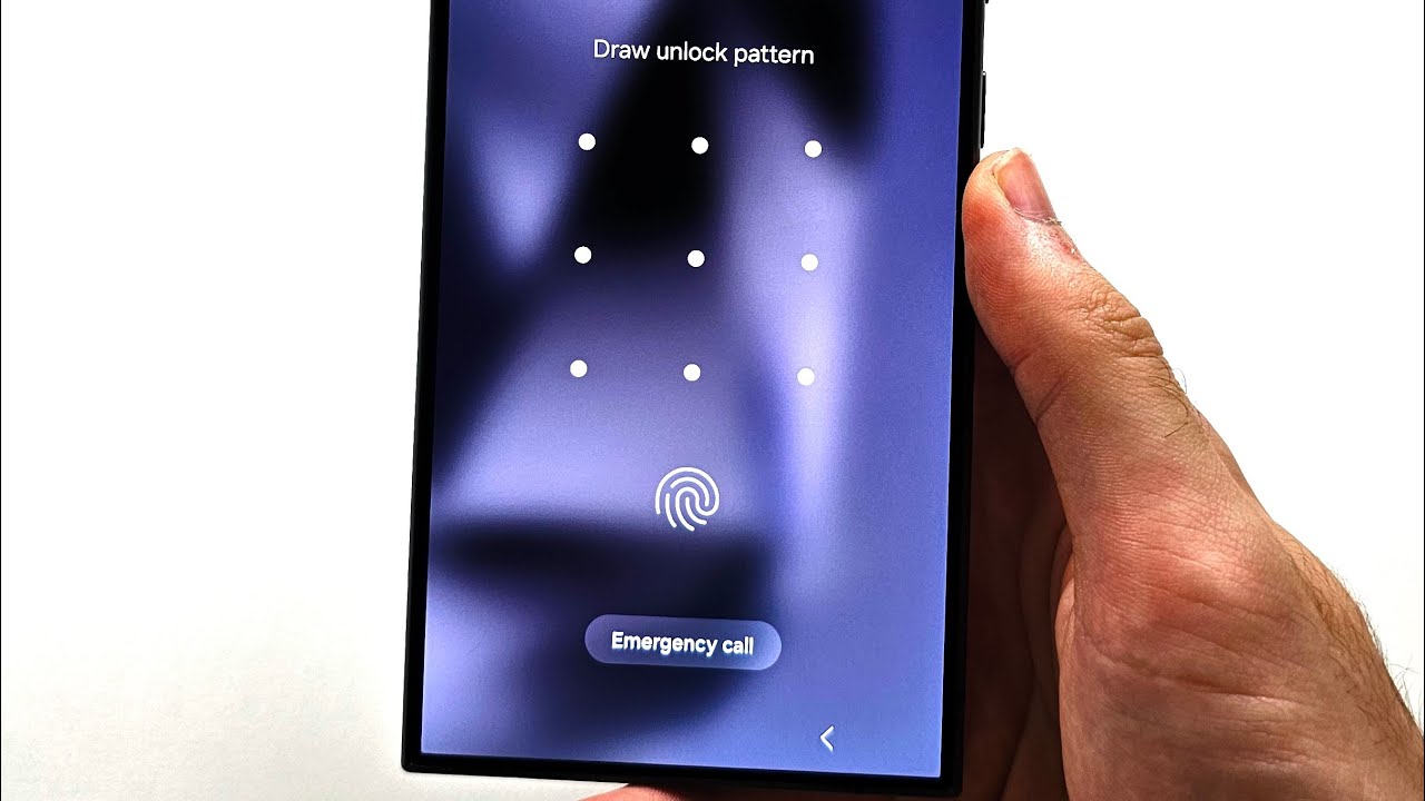 How To Set Pattern on Samsung Galaxy S24 Ultra - YouTube