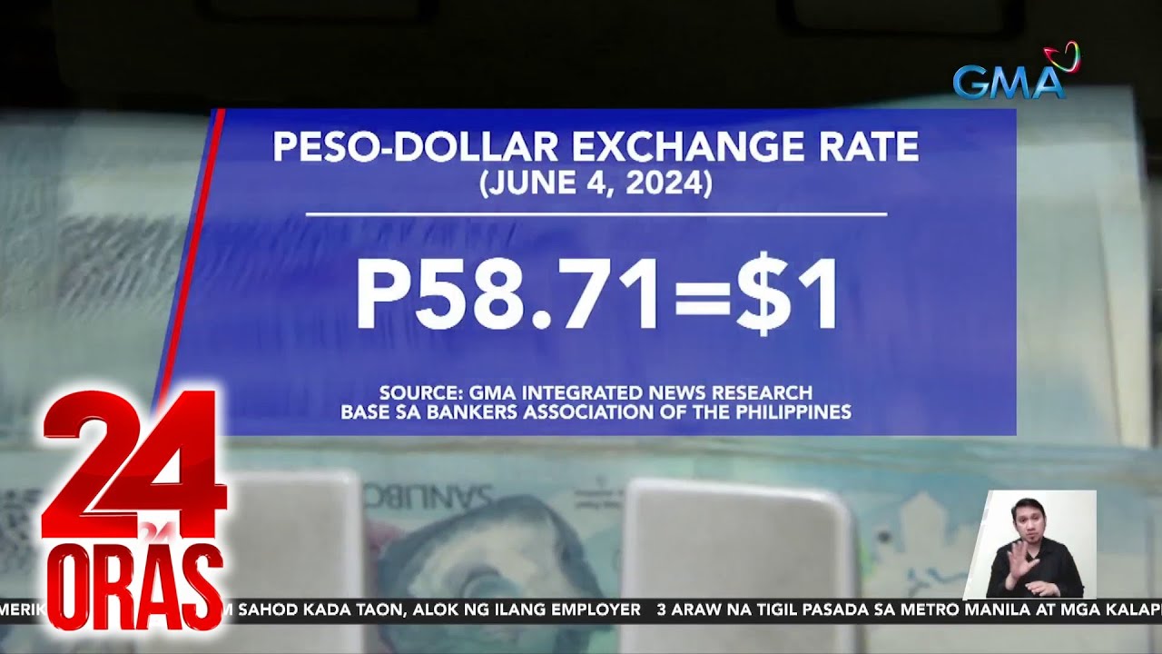 Halaga ng piso kontra dolyar sumadsad sa P58.71=$1; pinakamahina sa ...