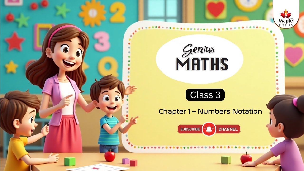 Chapter 1 – Numbers Notation | Class 3 | Genius Maths | Maple Books ...