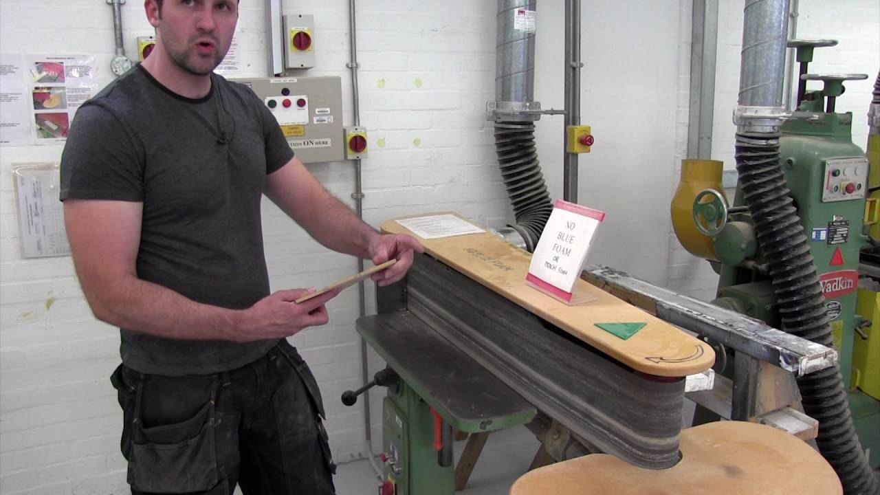 Belt Sander / Linisher - NTU ADBE Workshop Induction - YouTube