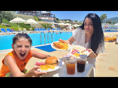 HAVUZ BAŞI TAŞ, KAĞIT, MAKAS CHALLENGE !! #tatil