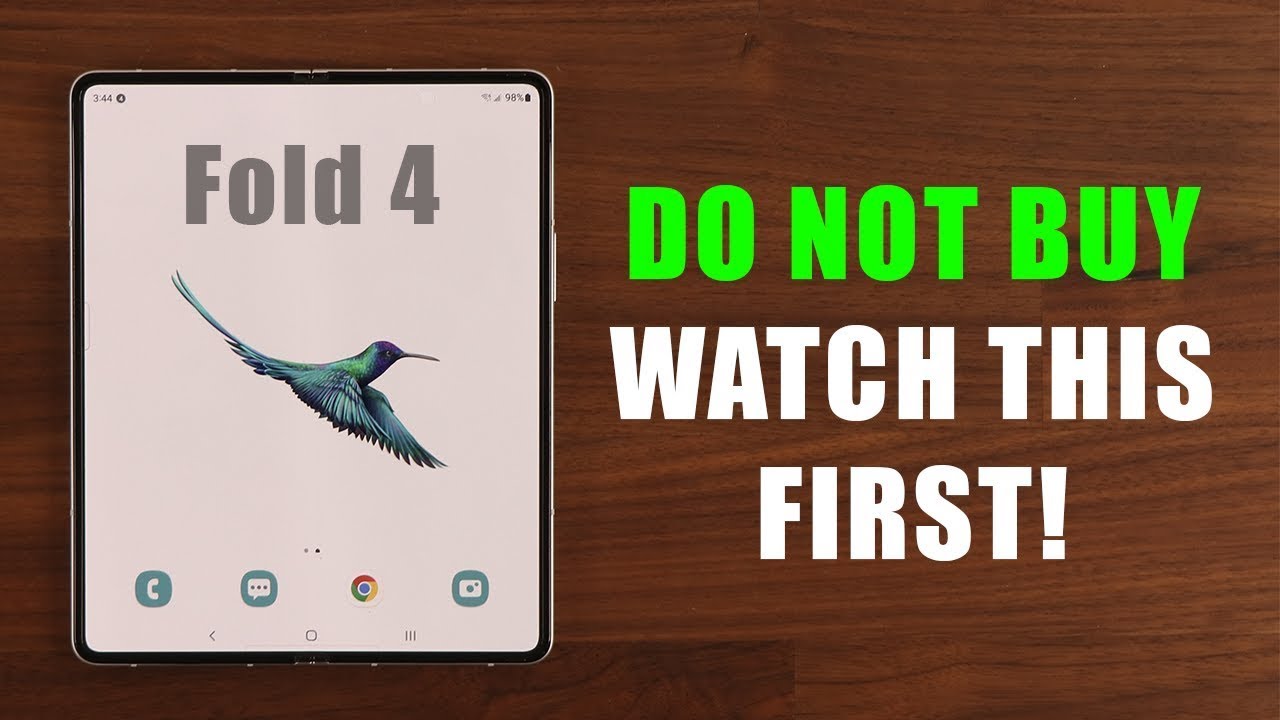 Samsung Galaxy Z Fold 4 - DO NOT BUY Before Watching This! - YouTube