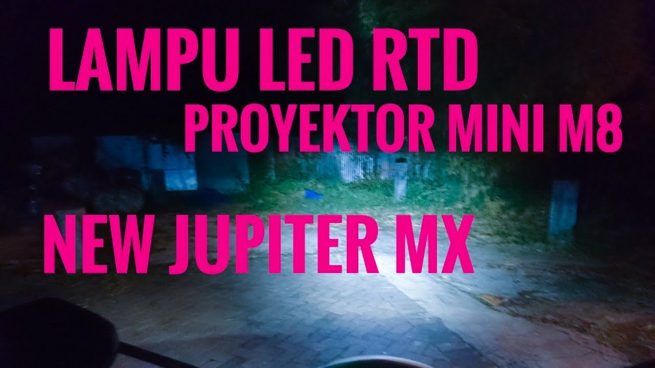 lampu led RTD M8 mini projector - YouTube