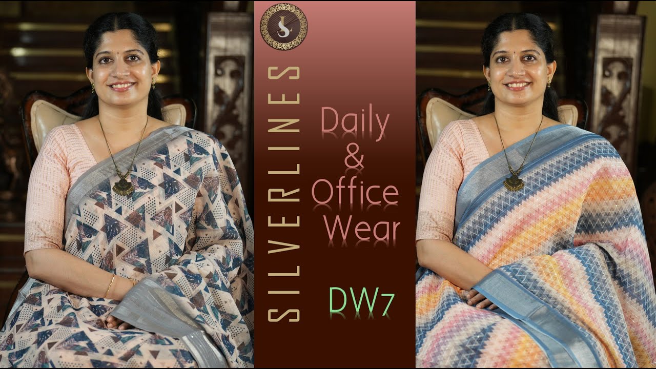 Daily & Office Wear | Soft Linen | DW7 | Silverlines - YouTube