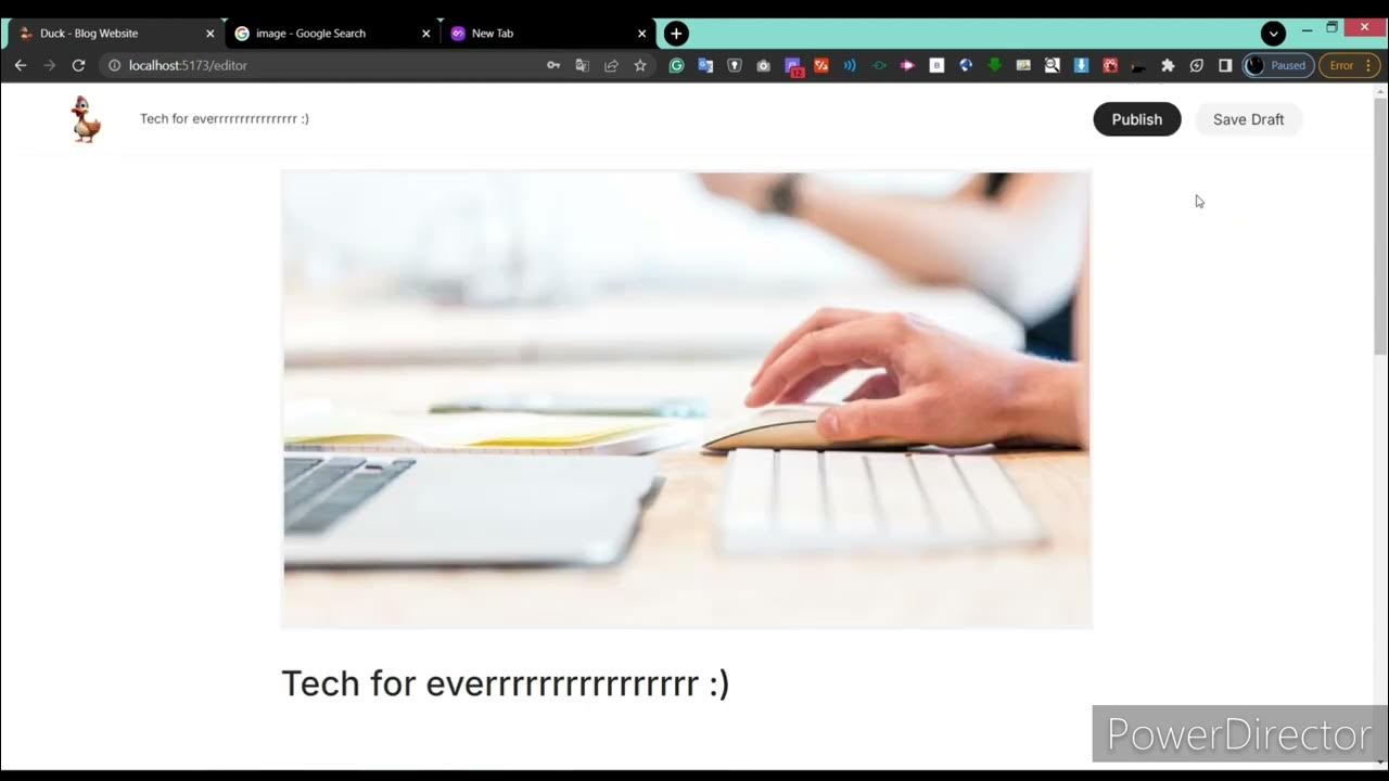 Duck Blog Website - YouTube