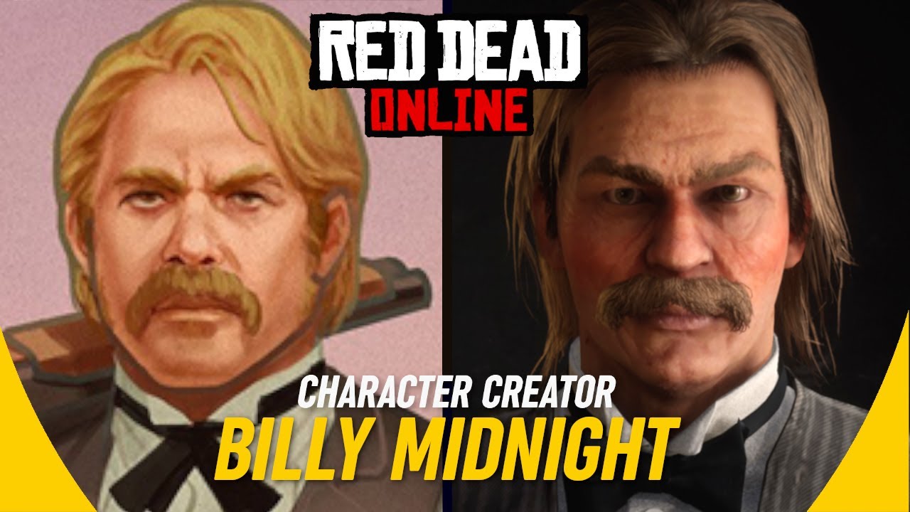 BILLY MIDNIGHT: Character Creator (Legendary Gunslinger) RDR2 - YouTube