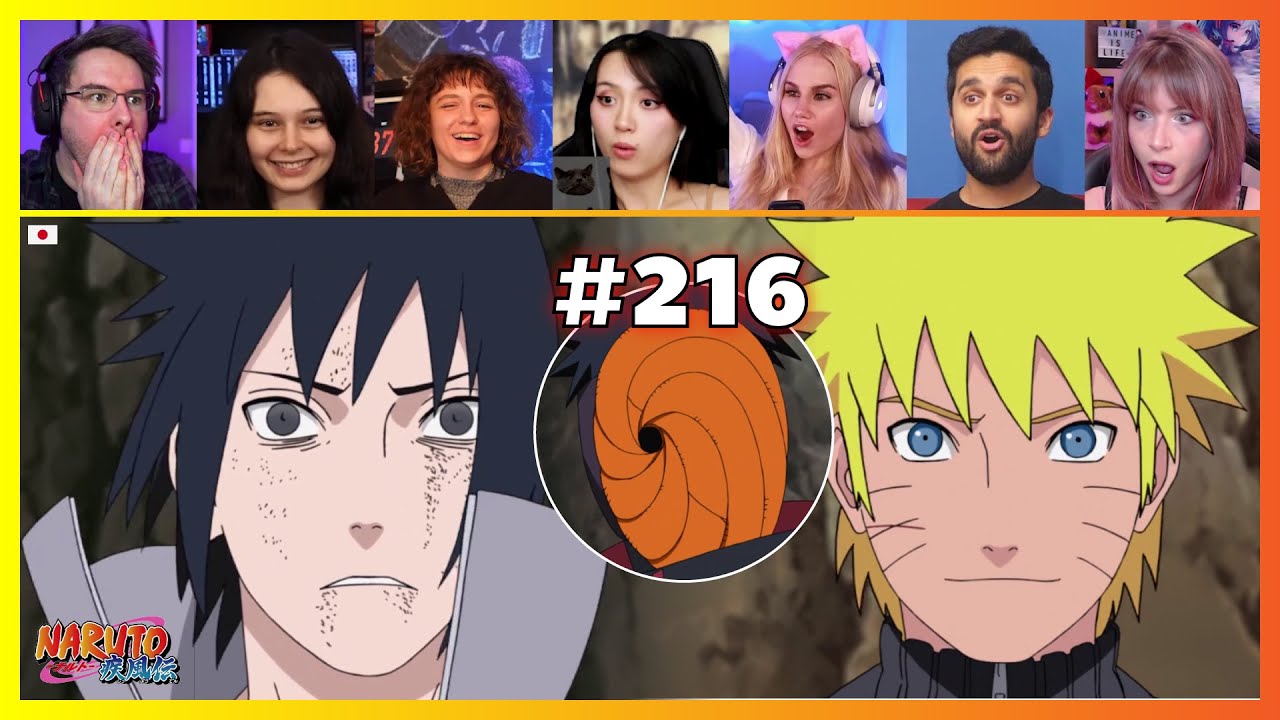 Naruto Shippuden Episode 216 | High-Level Shinobi | Reaction Mashup ナルト ...
