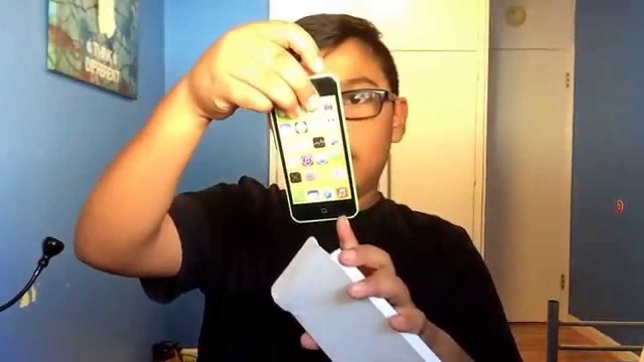 Fake dummy iPhone 5c unboxing "green" - YouTube