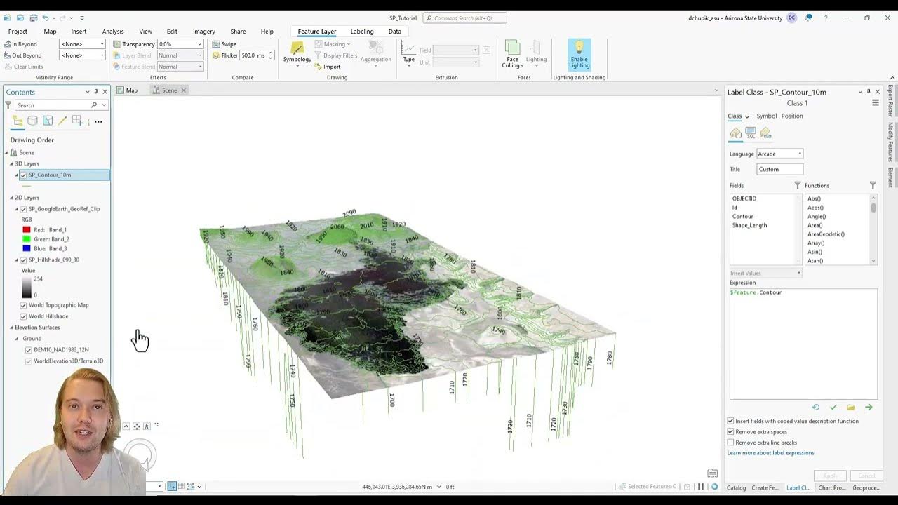 8 Visualizing Data in 3D Using Local Scene in ArcGIS Pro - YouTube