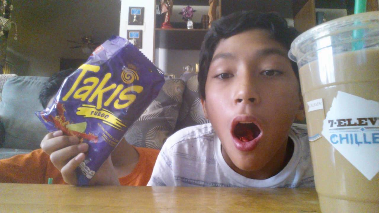 Takis eating challenge 2( good stuff starts at 11:00) - YouTube