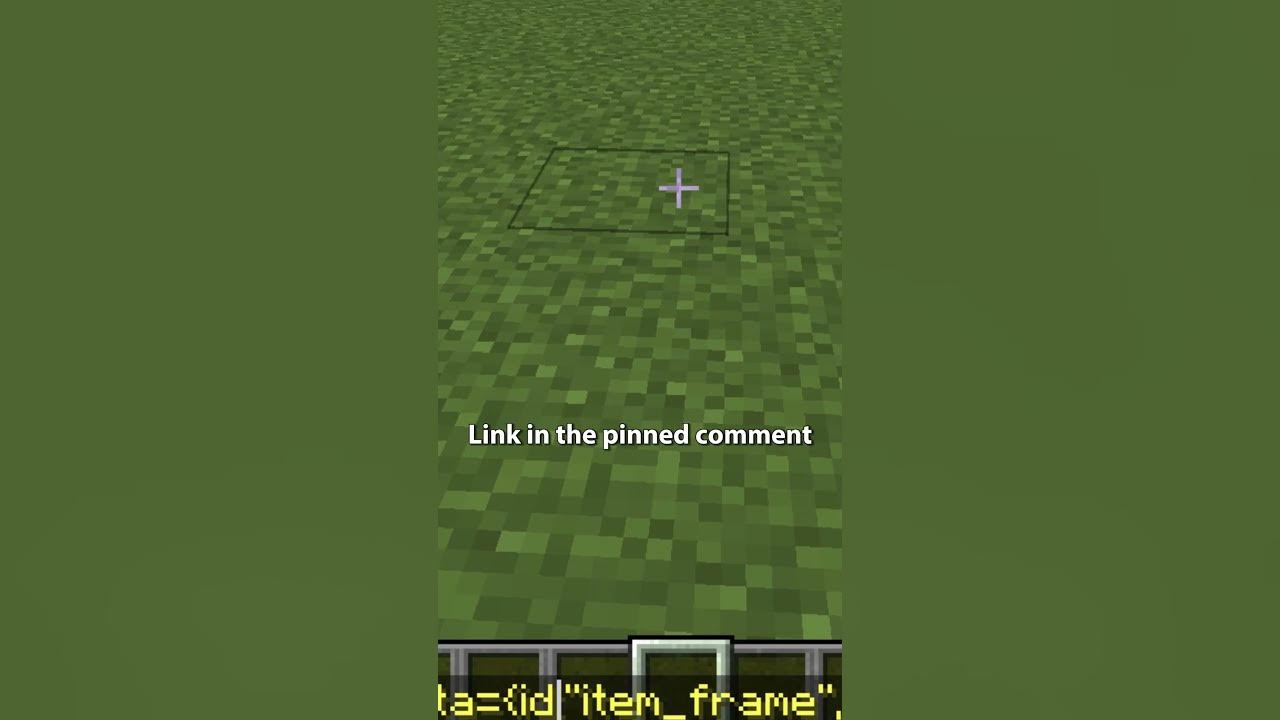 How to make Invisible Item Frame in Minecraft 1.20.6 #short #minecraft ...