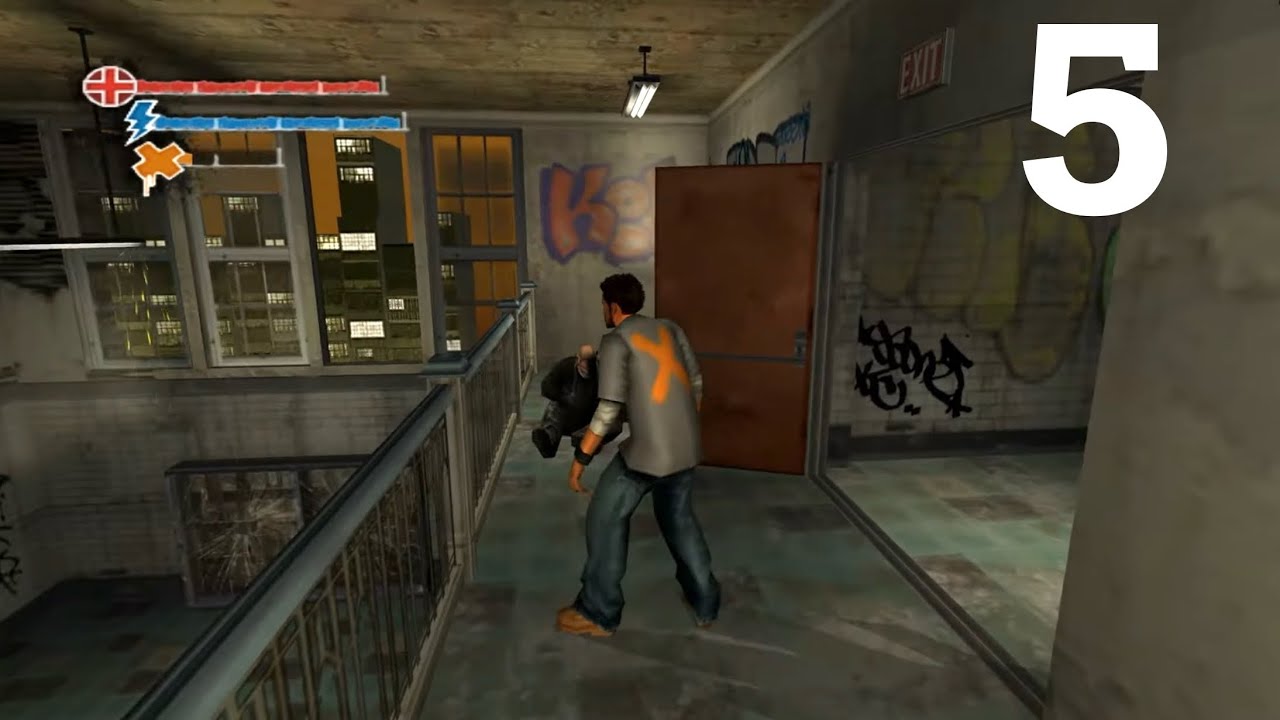 Marc Eckō's Getting Up PS2 Game Part 5 abandoned art school - YouTube