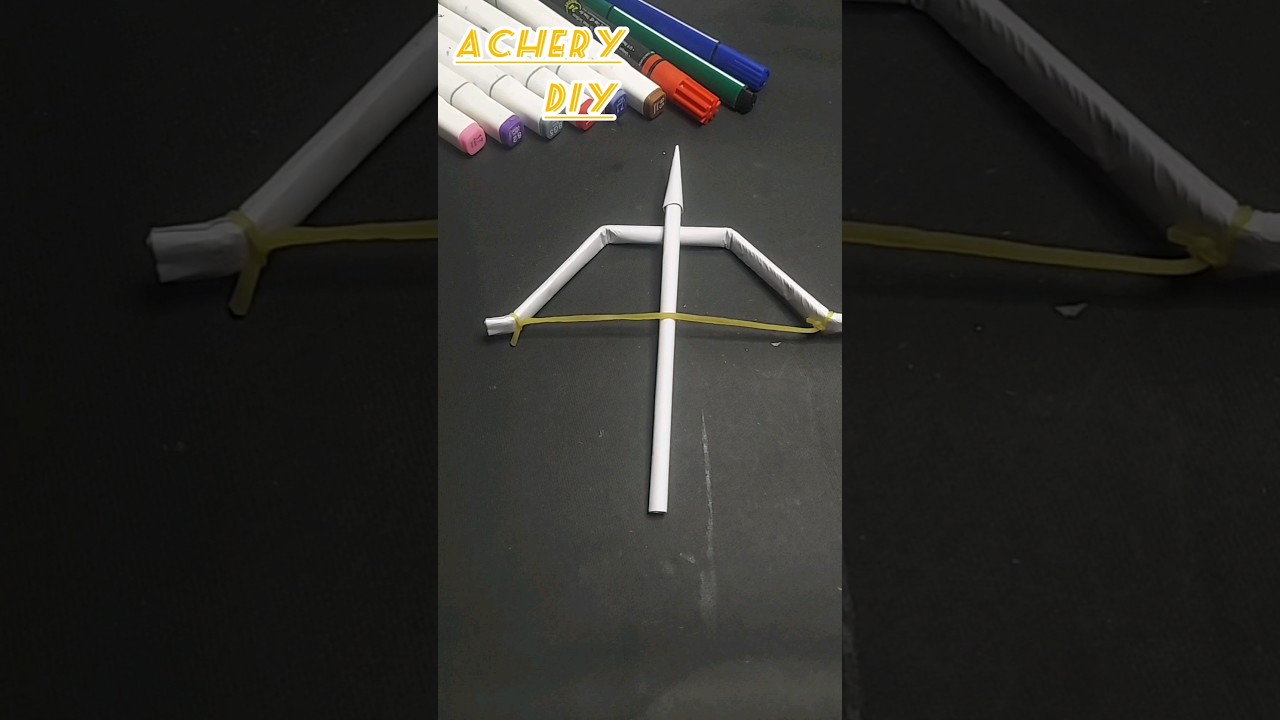 How To Make A Paper Origami Bow And Arrow Let's Create: Paper Bow