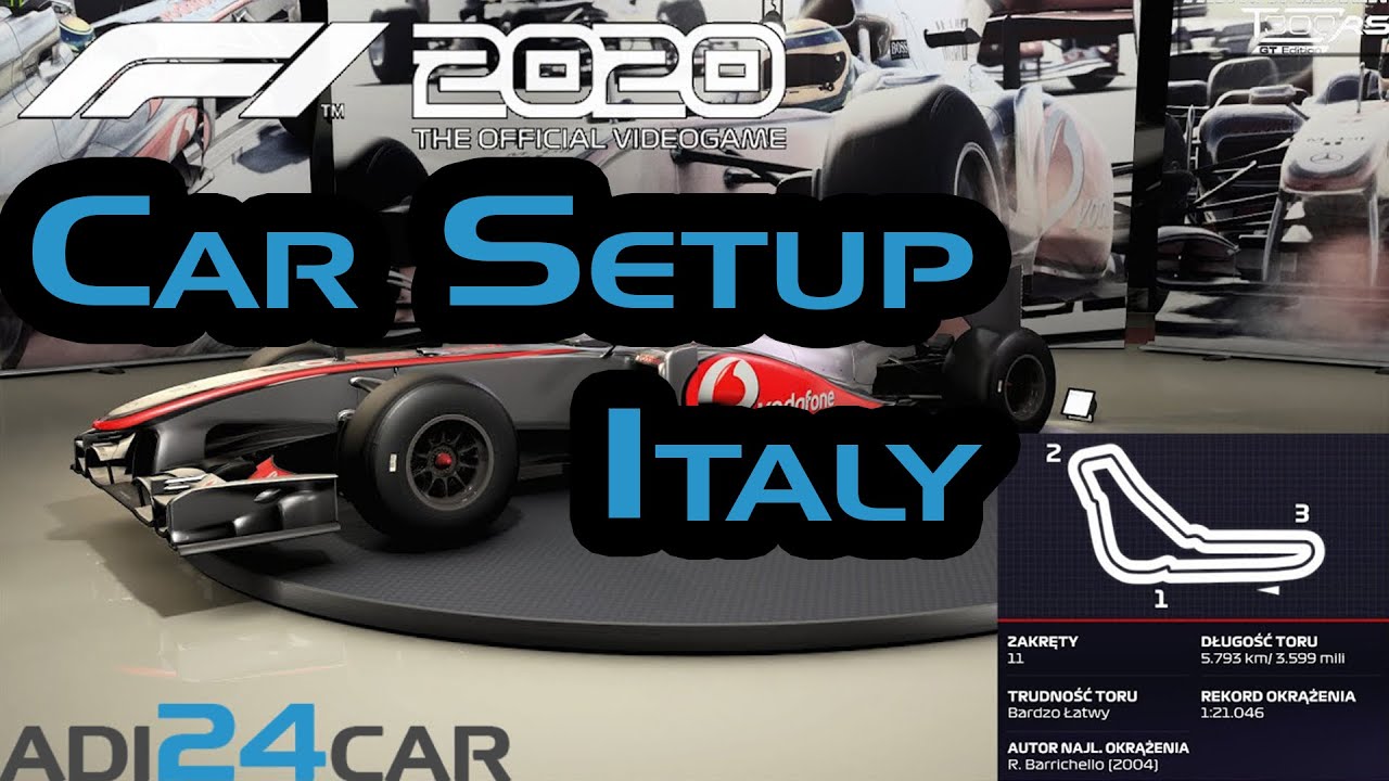 F1 2020 Game | Car Setup - 2010 McLaren MP4-25 | Italy Monza ...