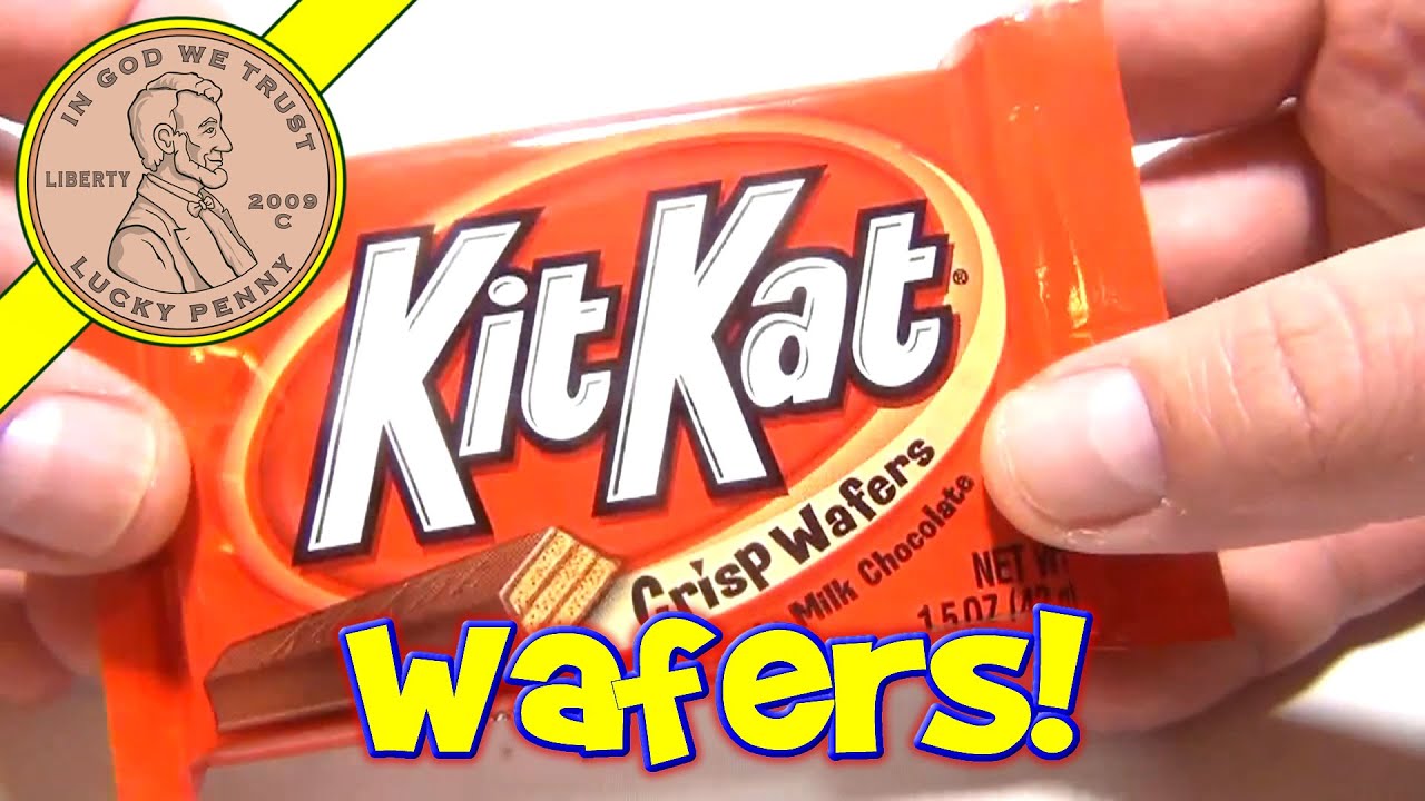 Kit Kat Bar, Crispy Wafers in Milk Chocolate - USA Candy Sampler - YouTube