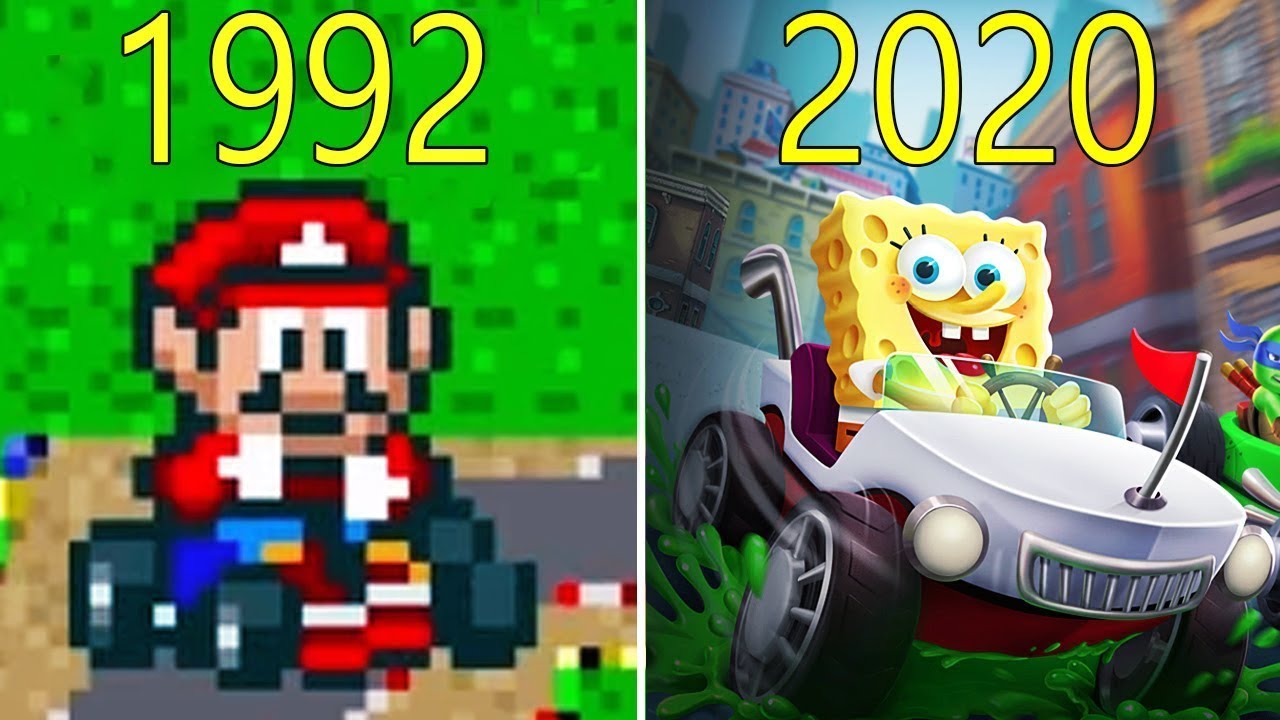 Evolution of Kart Racing Games 1992 2020 - YouTube