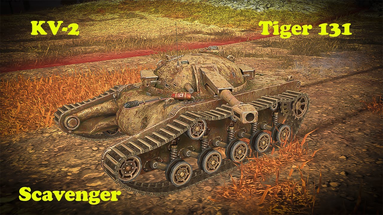 Scavenger KV-2 Tiger 131 - WoT Blitz UZ Gaming - YouTube
