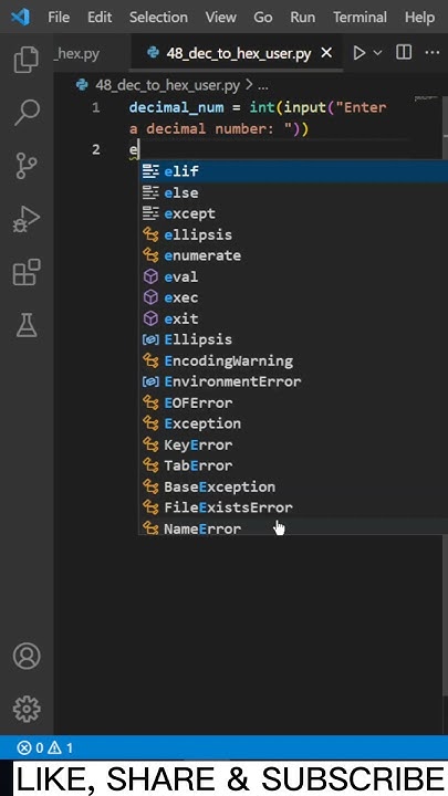 Decimal to hexadecimal (hex) converter of given number #python #shorts - YouTube