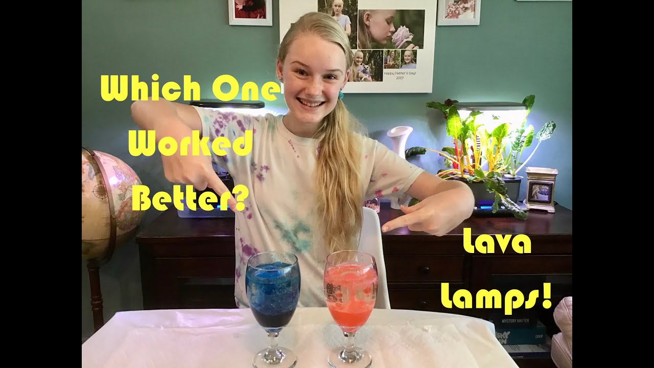 How to Make a Lava Lamp | Science Experiment | Science Fair Project ...
