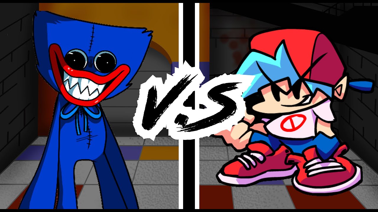 Friday Night Funkin' - VS Huggy Wuggy (HARD & BOT) - YouTube