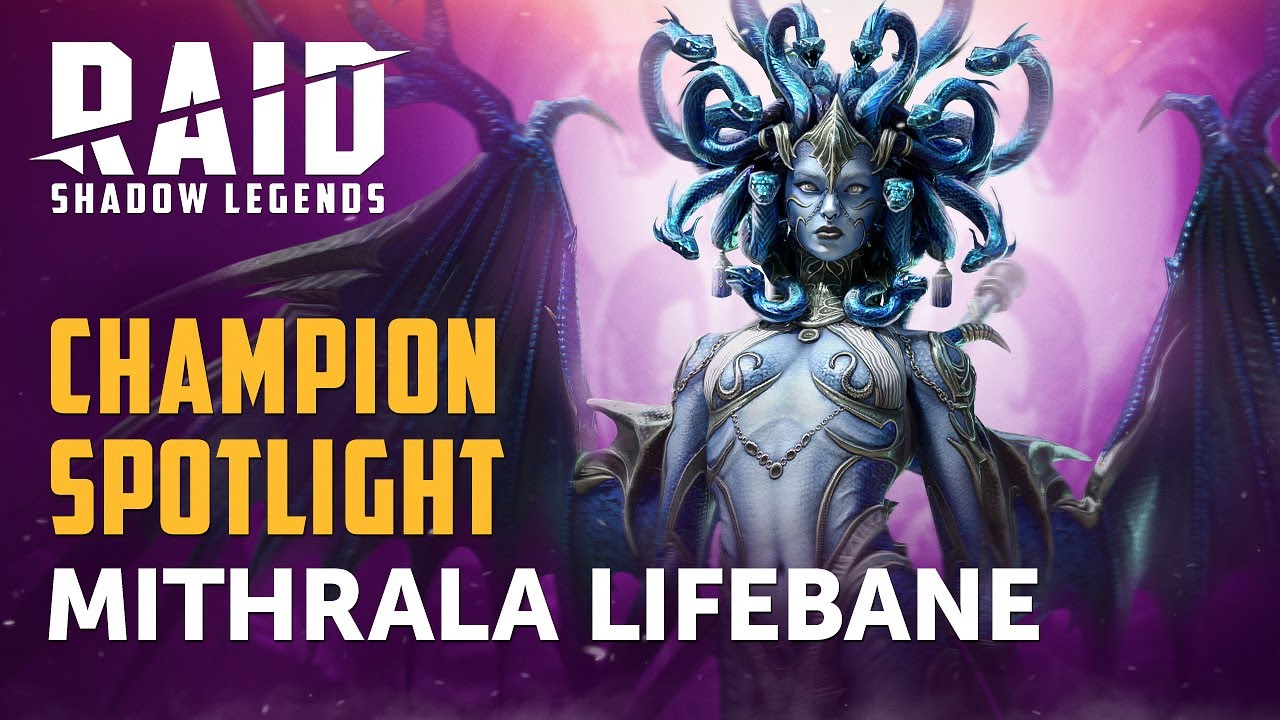 RAID: Shadow Legends | Champion Spotlight | Mithrala Lifebane - YouTube