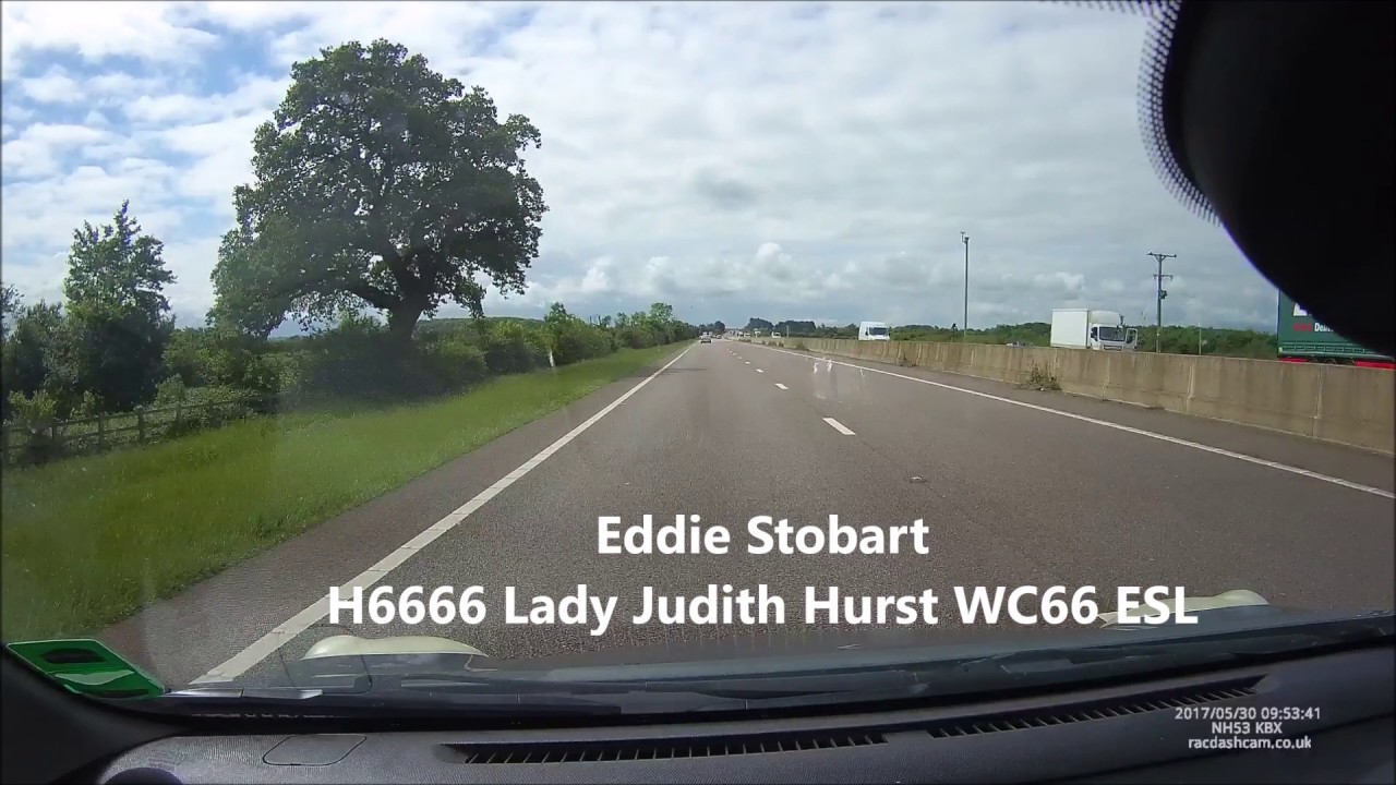 Eddie Stobart H6666 Lady Judith Hurst WC66 ESL - YouTube