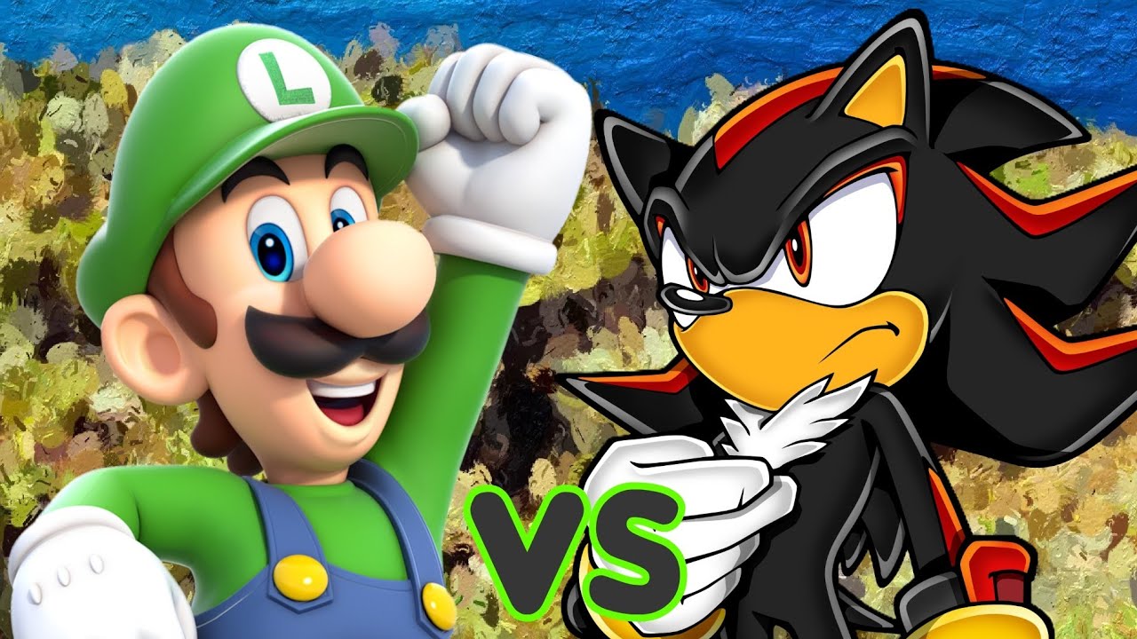 Luigi vs Shadow the Hedgehog - YouTube