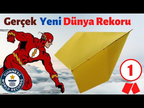 Gerçek Yeni Dünya Rekoru Kıran Kağıt Uçak Nasıl Yapılır?